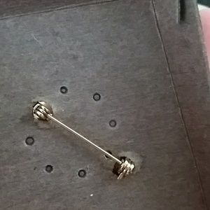 Vintage | Jewelry | Vintage Gold Letter M Pin W Crystals | Poshmark